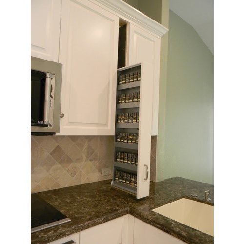 Dropout Cabinet Fixtures 8002R, 6 Shelf Spice Rack/Storage System Easy ...