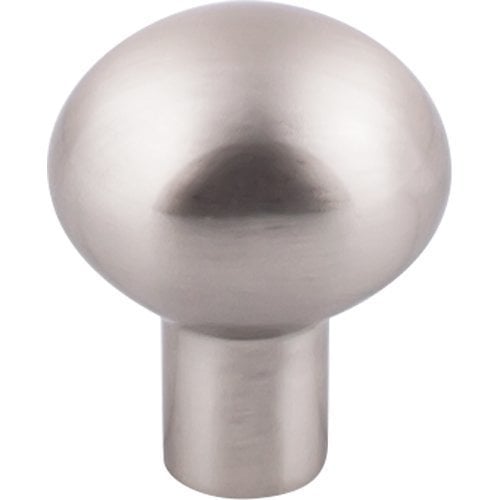 Top Knobs M2065, 1-3/16 Inch Length Aspen II Egg Cabinet Knob, Brushed Satin Nickel ...