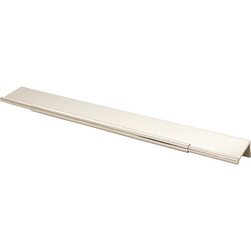 Top Knobs TK975PN, Crestview Tab Pull 10" Center to Center Polished Nickel | CabinetParts.com