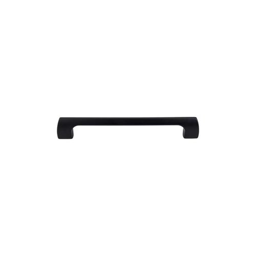 Top Knobs TK545BLK, 6-5/16 Inch Center to Center Mercer Holland Cabinet Pull, Flat Black ...