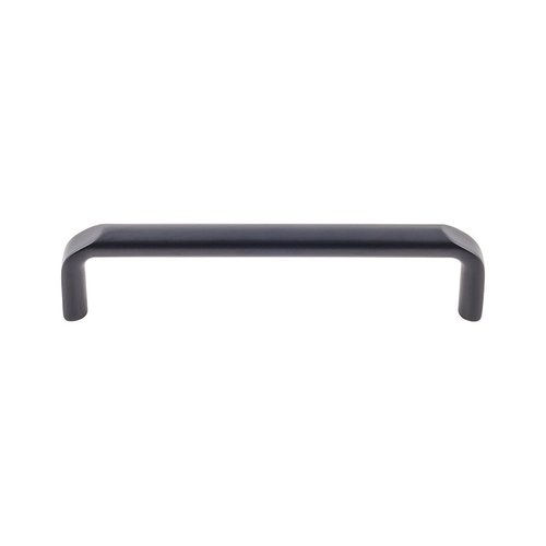 Top Knobs TK873BLK, 5-1/16 Inch Center to Center Devon Exeter Cabinet Pull, Flat Black ...