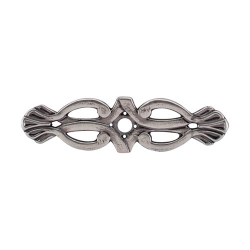 Top Knobs M178, 3-3/16 Inch Length Tuscany Backplate Newton, Pewter Antique | CabinetParts.com