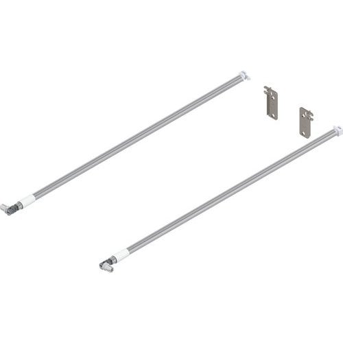 Blum ZRE.471S.ID, Longside Gallery Rail for 20 Inch Length METABOX, Set ...
