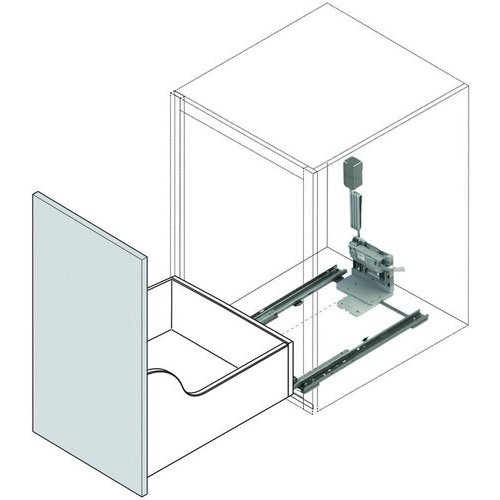 Blum 769R5337SF, Movento Waste/Recycle Slides with Locking Devices For ...