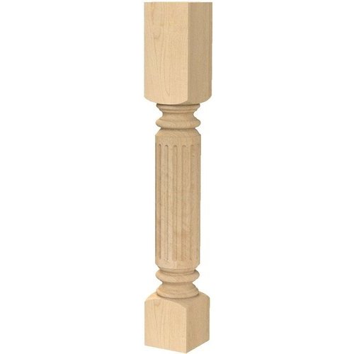 Brown Wood 01230240HM1, 5 Inch Square x 35.25 Inch Height Large ...