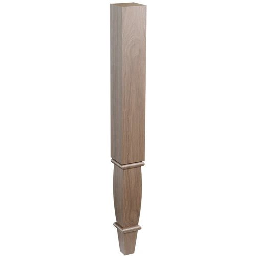 Brown Wood 01040270WL1, 35-1/4 Inch Wright Square Wood Table Leg ...