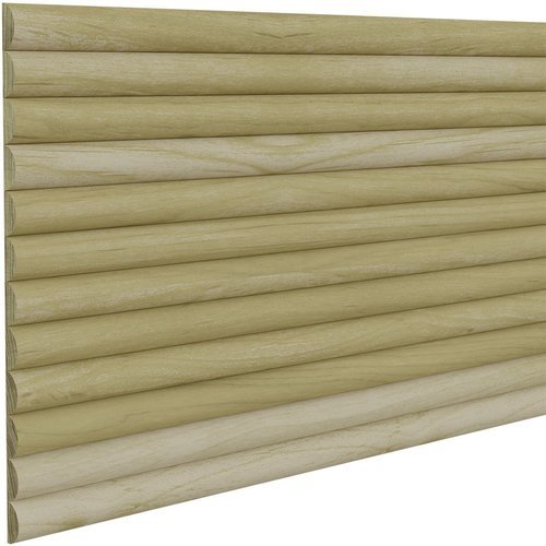 Brown Wood 011248104PT1, Solid Wood 1 Inch Bead Width Flexible ...