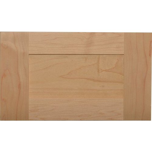 Drawer Front Sample, Clear Coat Maple Arched Veneer Panel, 15" Width x ...
