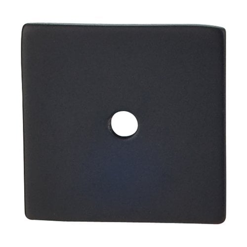 Top Knobs TK95BLK, 1-1/4 Inch Length Sanctuary Backplate Square, Flat ...
