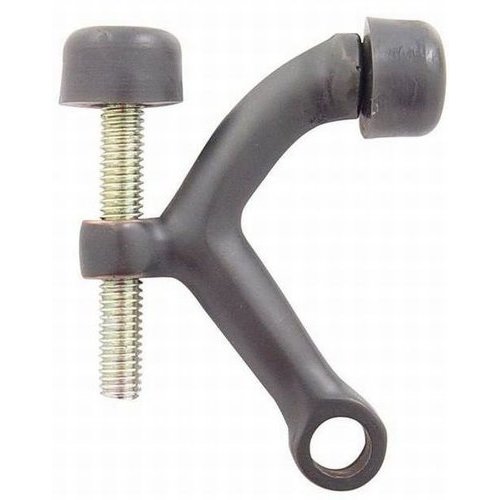 Emtek 2241US15A, 2-3/8 Inch Height Hinge Pivot Stop, Pewter ...