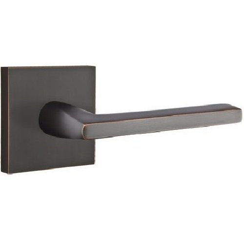 Emtek 5050HLOUS10B, Helios Door Lever Left Handed Dummy Set with 2-1/2 ...