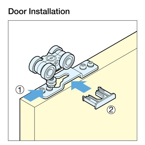 Sugatsune FD80DHCMP-PD, Sliding Pocket Door System with Soft-Close for ...