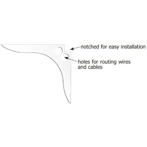 Fastcap SB-21X24BL, 21 Inch x 24 Inch Countertop Speed Brace, Black ...