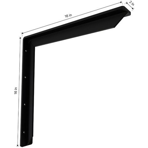Federal Brace FB-09547, Bench Support Bracket, 16 Inch Depth x 2 Inch ...