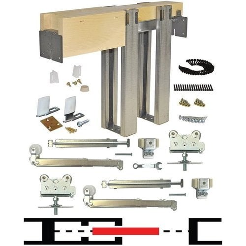 Johnson Hardware 203068SC, 36 Inch x 80 Inch Maximum Door Size Soft ...