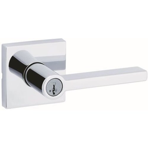Kwikset 155HFLSQT-26SCS, Halifax Door Lever with Square Rose Privacy ...