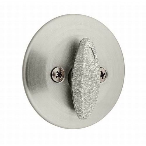 Kwikset 663-15V1, One Sided Turn Deadbolt with New Chassis with 2-3/8 ...