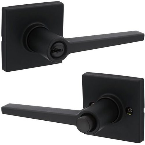 Kwikset SL6000DALRDT-514, Safelock Daylon Door Lever with Round Rose ...