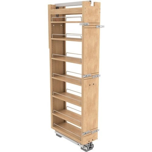 Rev A Shelf 448 TPF58 8 1 Wood Tall Cabinet Pullout Pantry Organizer w Soft Close