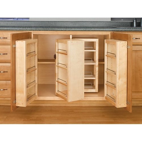 Rev-A-Shelf 4WBSP18-25, 12"W x 25 Inch Height Single Base Cabinet Swing ...