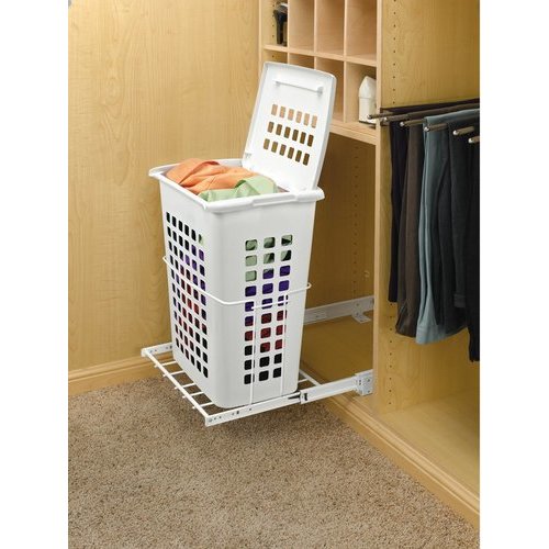 Rev-A-Shelf HPRV-1925 S, HPRV Pull-Out Hamper with Lid | CabinetParts.com