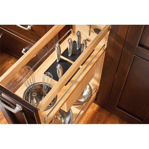 Rev-A-Shelf 8 Inch Width Kitchen Base Cabinet Pull-Out Organizer with ...