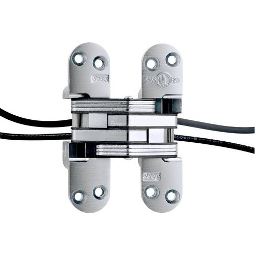 Soss 218PT1US26D, #218 Power Transfer Invisible Hinge Satin Chrome ...