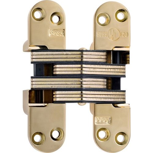 Soss 218FRUS3, #218 Fire Rated Invisible Hinge Polished Brass ...
