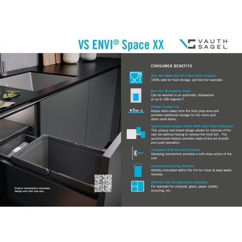 Vauth Sagel 10090009900, 37 Quart VS ENVI SPACE XX Pro Top Mount Full ...
